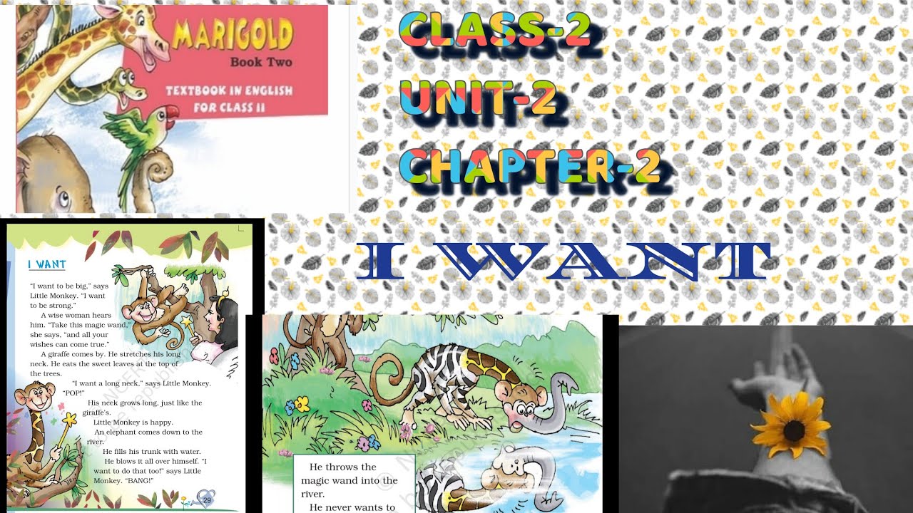 Unit-2 Ch-2 I WANT MARIGOLD BOOK 2 CLASS-2 NCERT - YouTube