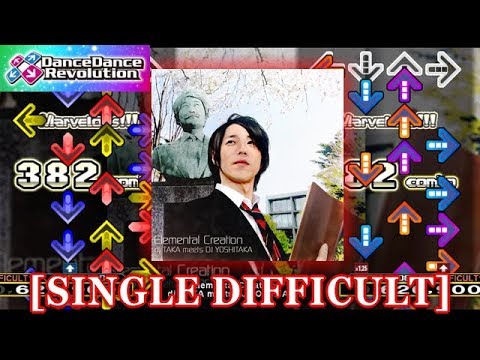 【DDR 2013】 Elemental Creation [SINGLE DIFFICULT] 譜面確認＋クラップ - YouTube
