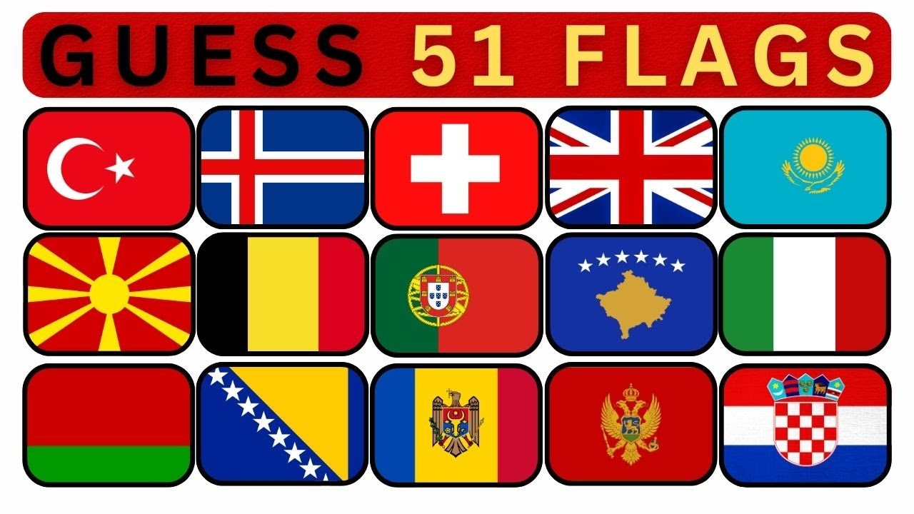 Guess The Flag to Conquer All 51 Flags of Europe! - YouTube