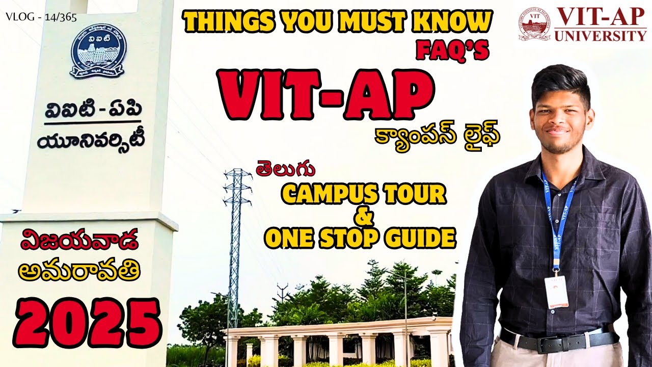 All About VIT-AP in One Video | FAQs, Campus life, Hostels | Must Watch ...