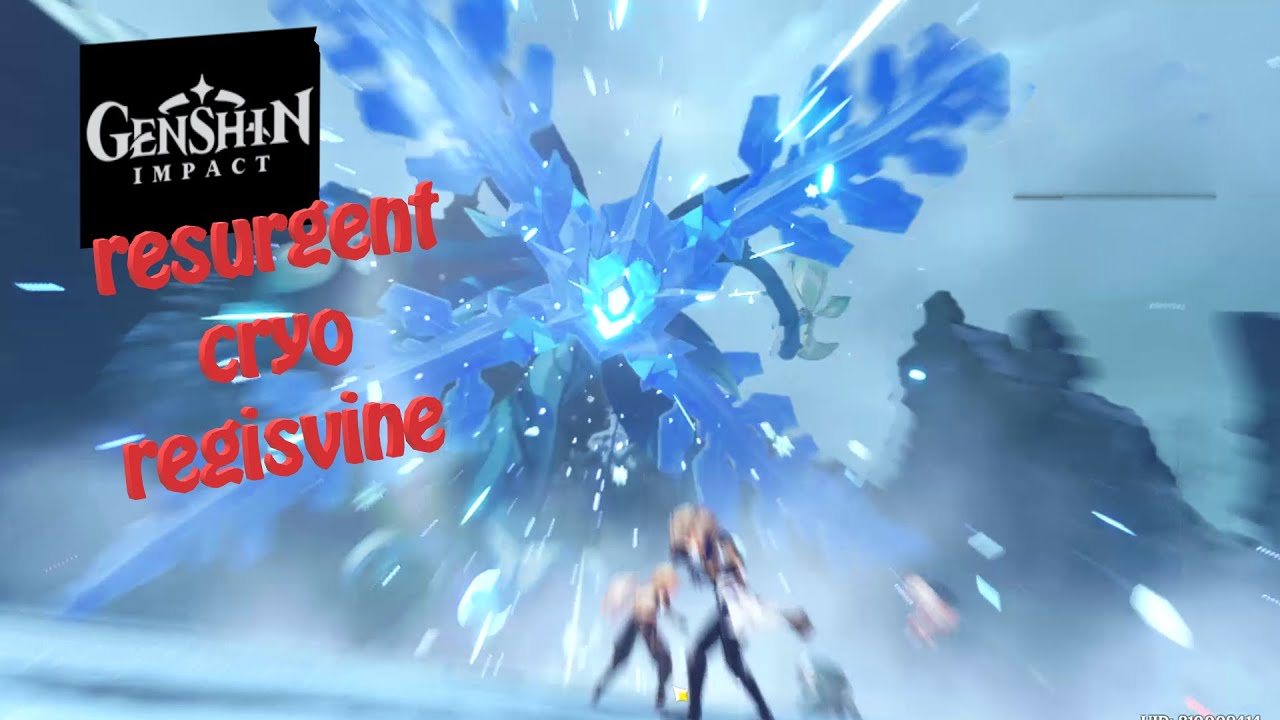 Genshin Impact - Uninvited Guests And Resurgent cryo regisvine (Fire ...