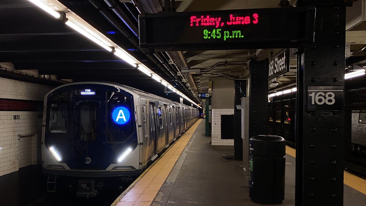 R211 Testing Arriving and Leaving 168 St - YouTube