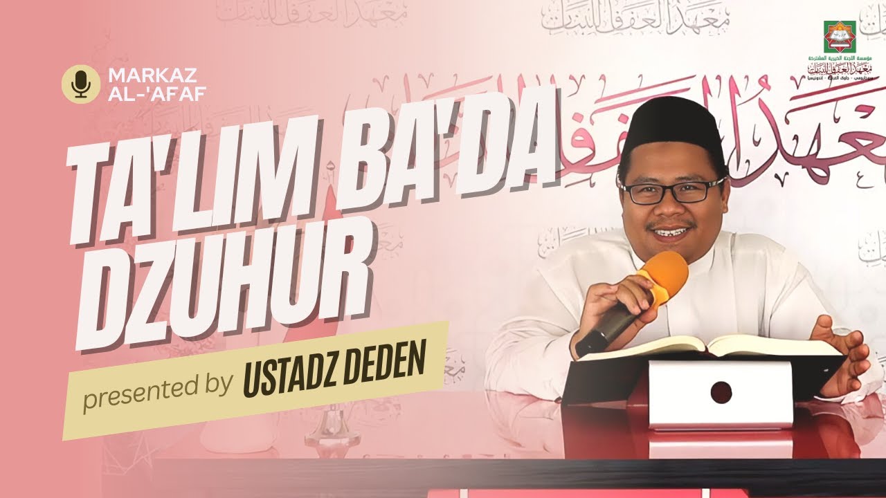 TA'LIM BA'DA DZUHUR KITAB RIYADHUS SHALIHIN: PENJELASAN AKAN BANYAKNYA ...