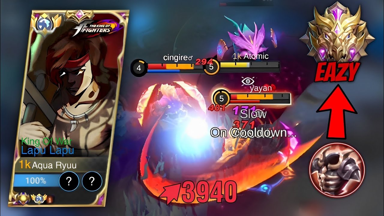 NEW LAPU LAPU ITEM EAZY MYTHIC SUSTAIN AND BURST DAMAGE IN THIS SEASON ...