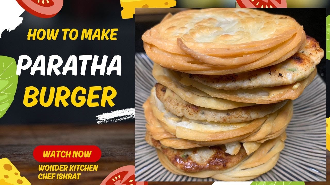 Dubai Viral Smash Paratha Burger | Smash Paratha Burger | Dubai Viral ...