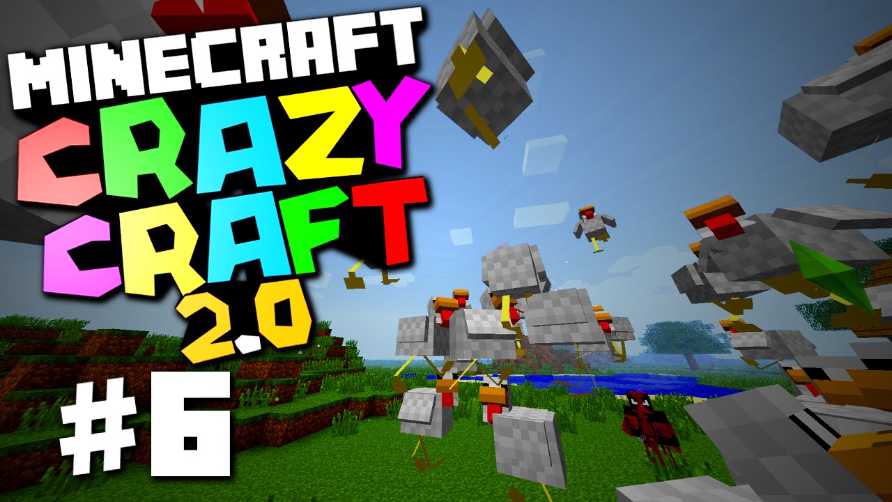 Minecraft Crazy Craft 2.0 | Orespawn Modded Survival #6 "Random Dungeon ...