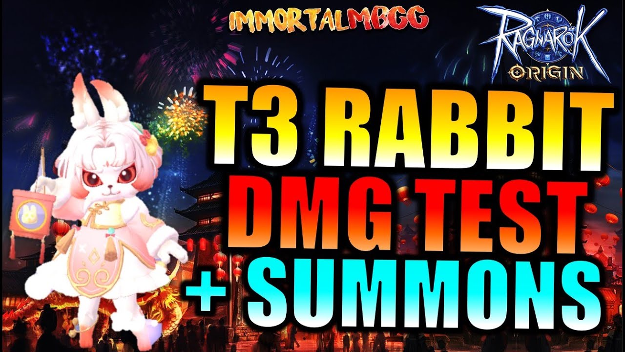 THE POWER OF T3 RABBIT HUANHUAN + MORE SUMMONS!! - RAGNAROK ORIGIN ...