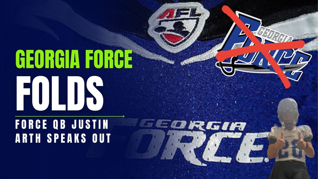 Arena Football League Georgia Force Folds Update - YouTube