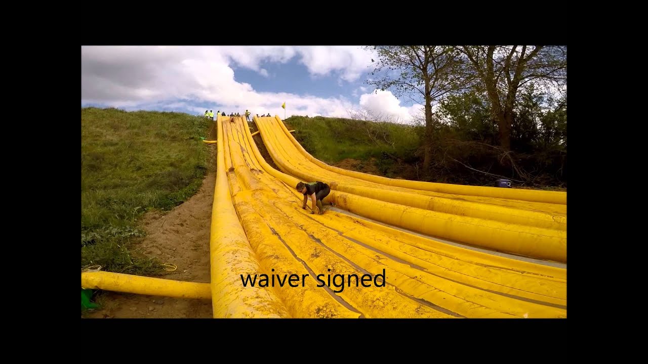 WIPEOUT: Mud Factor "Monster Slide" - YouTube