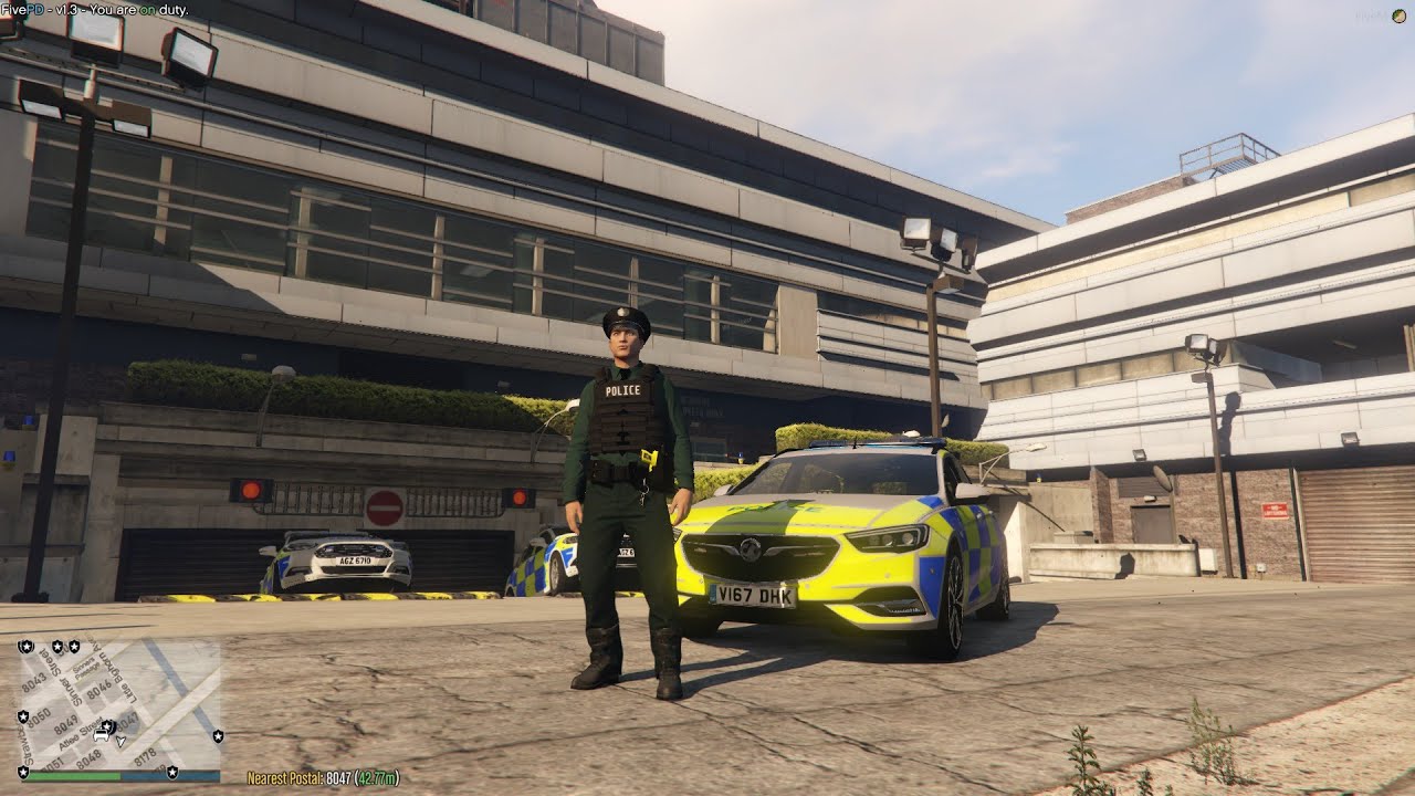 FiveM NIRP- GTA V RP District Policing Patrol - YouTube