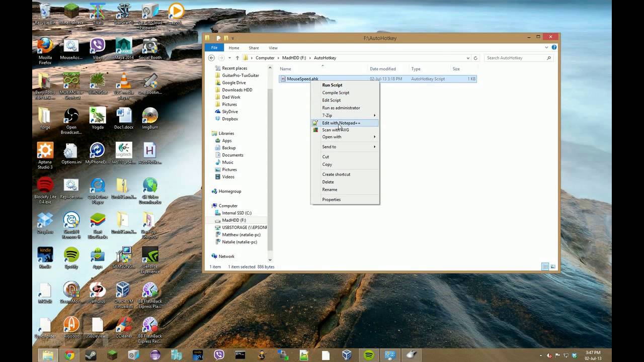 Use HotKey to slow mouse speed temporarily - YouTube