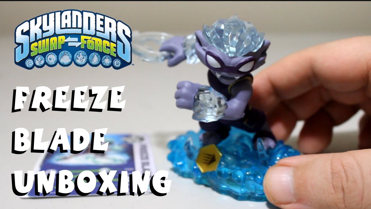 Freeze Blade Unboxing Skylanders Swap Force Wave 4 - YouTube
