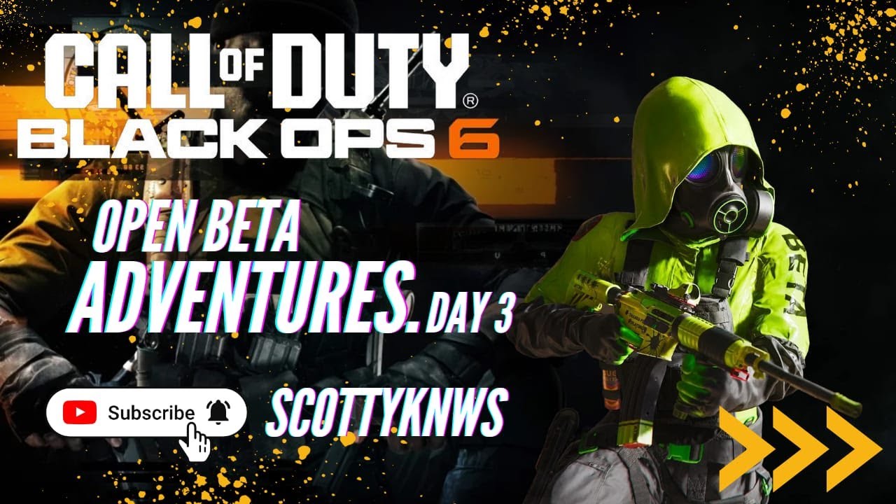 Call of Duty : BO6 Open Beta 🔴 Live stream Day 3 - YouTube