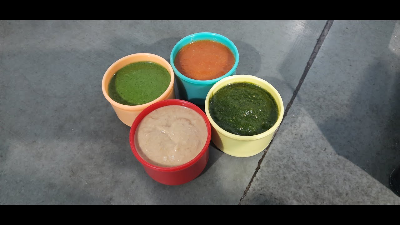4 types of chatni - YouTube
