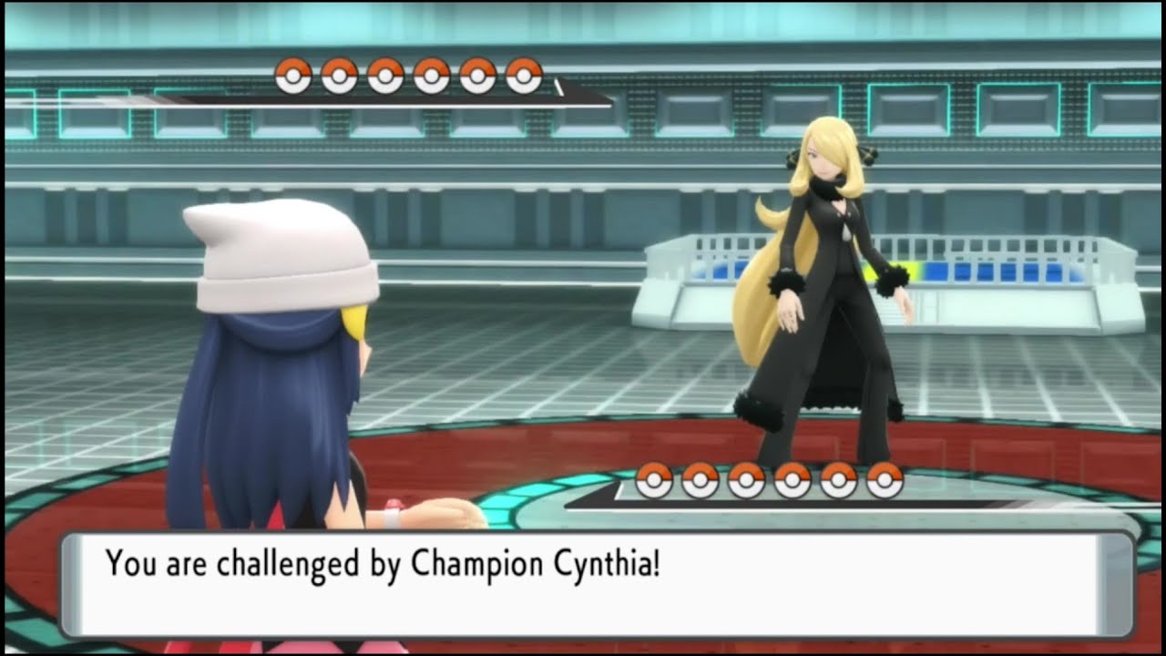 Pokémon Brilliant Diamond/Shining Pearl - Champion Cynthia - YouTube