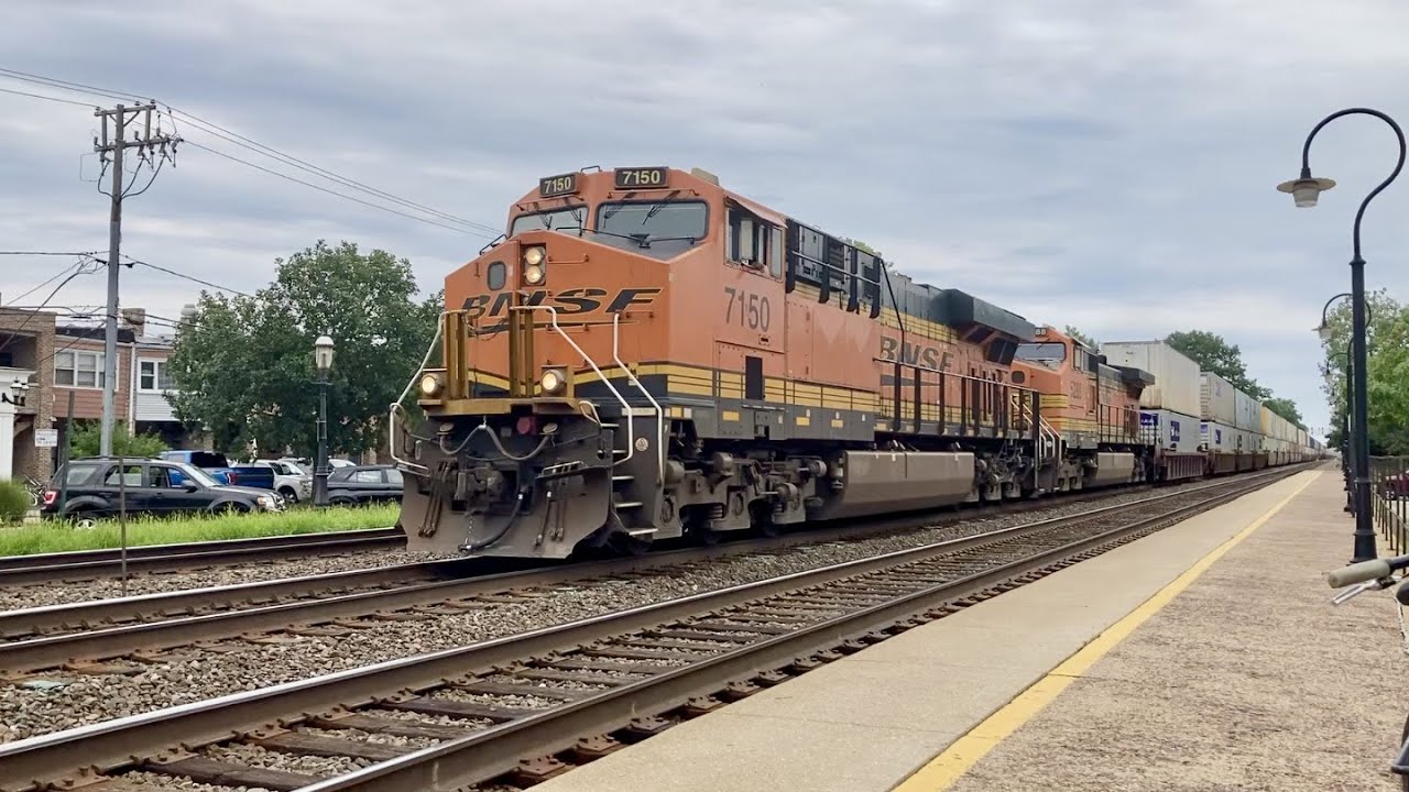 Metra, BNSF, and Amtrak Trains on "The Racetrack" - Riverside, IL 7/30 ...