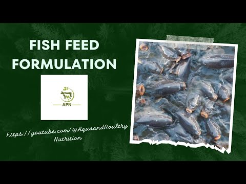 Fish Feed Formulation - YouTube