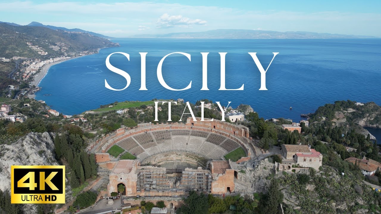 시칠리아 4K 드론영상 🇮🇹 Fly over Sicily by 4K Drone - YouTube