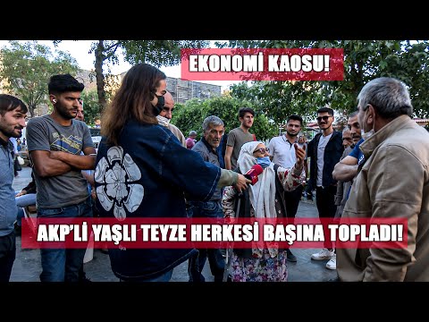 AKP'li Yaşlı Teyze Herşey Süper Deyince Olanlar Oldu!
