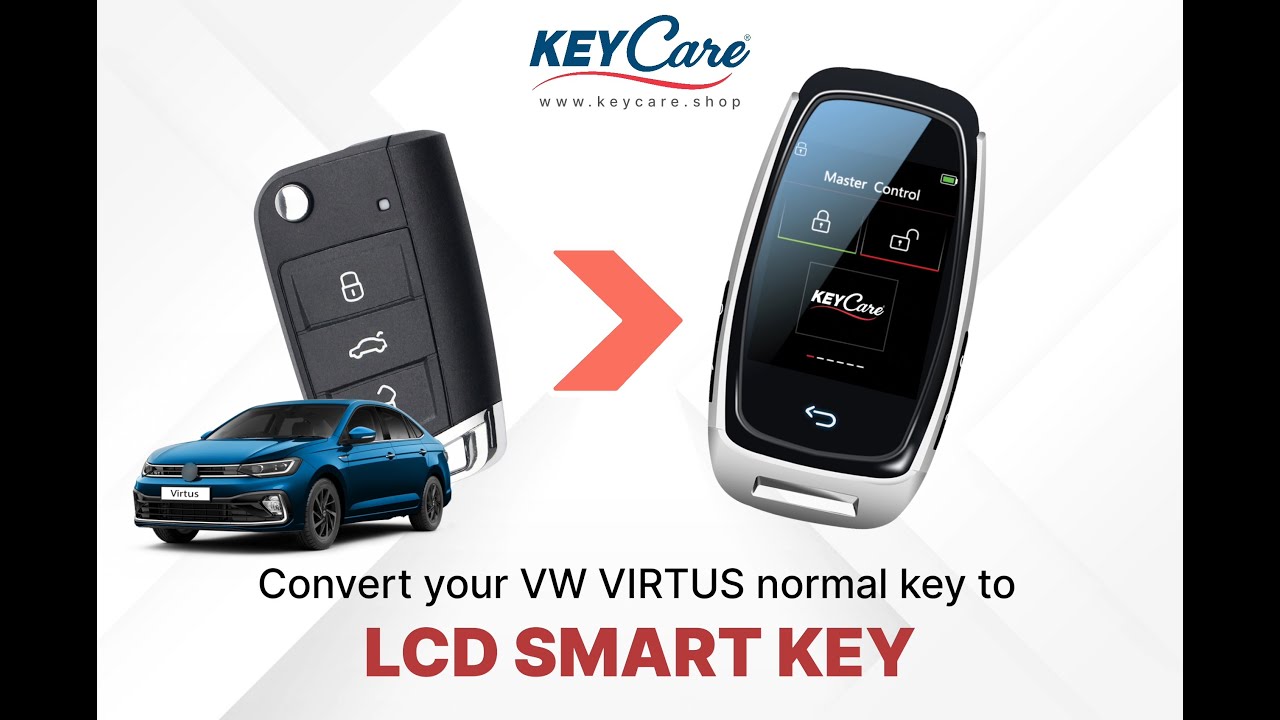 KeyCare LCD Remote Key Installation Guide for VW Virtus #vwvirtus # ...