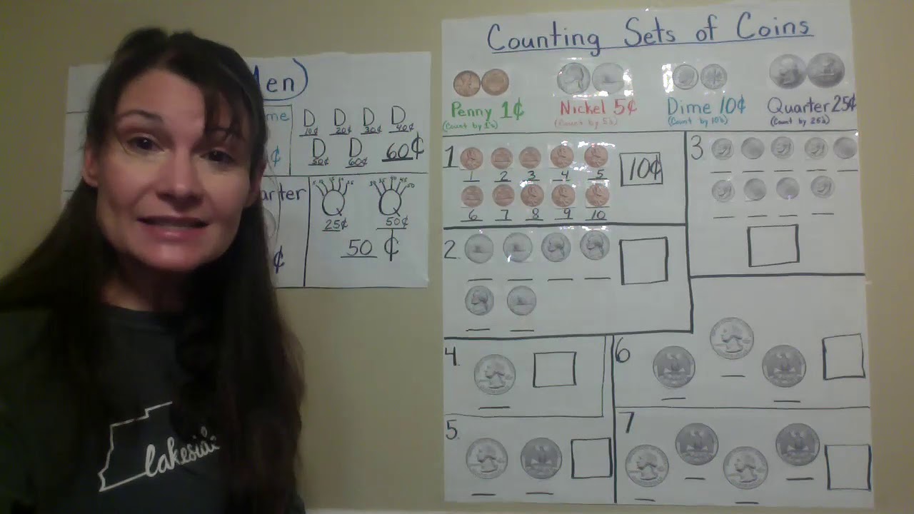 Counting sets of coins Day 1 Lesson 35 - YouTube
