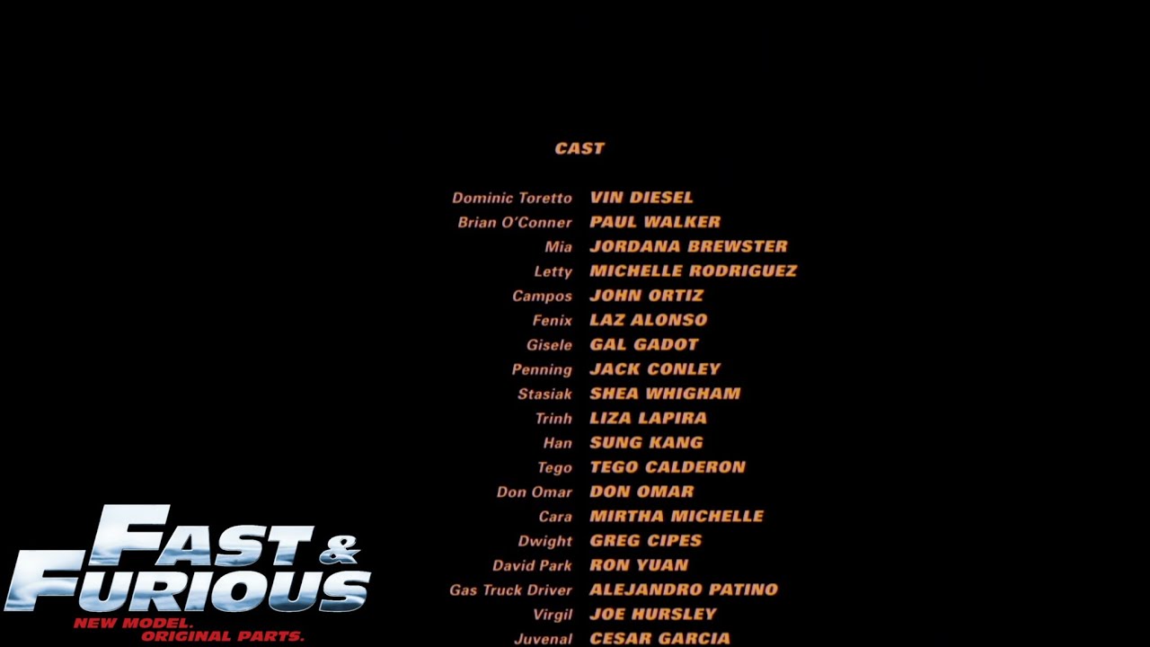 Fast & Furious (2009) End Credits II - YouTube