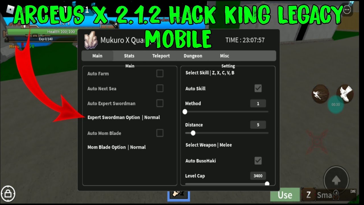 [ROBLOX] HACK KING LEGACY TRÊN ĐIỆN THOẠI (UPDATE 3.5 KING LAGACY HACK ...