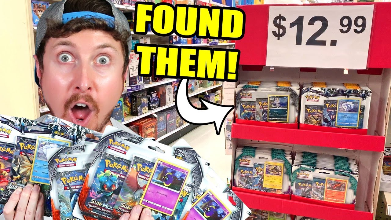 I FOUND THE NEW POKEMON CARDS DISPLAY AT TARGET! Opening Burning ...