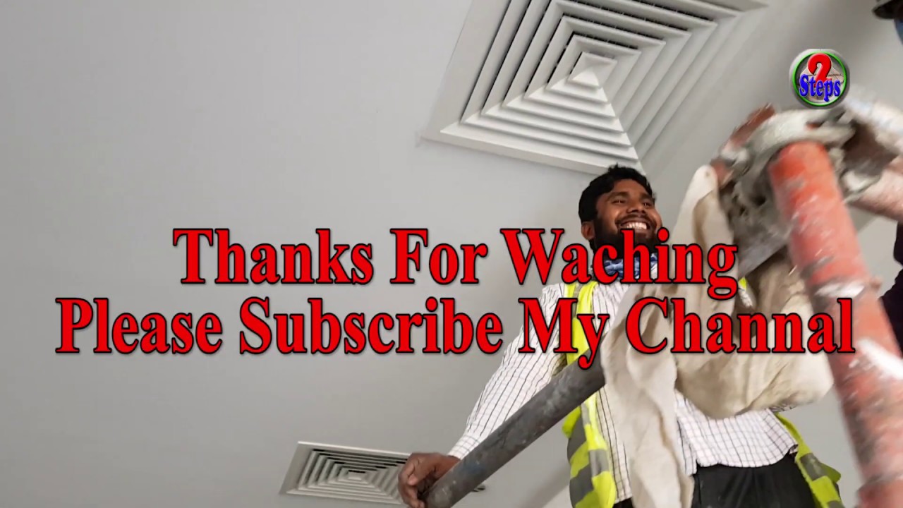 Installation of Supply Diffuser on Ceiling - YouTube