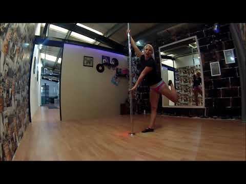 Swan/Carousel pole dance spin tutorial - YouTube