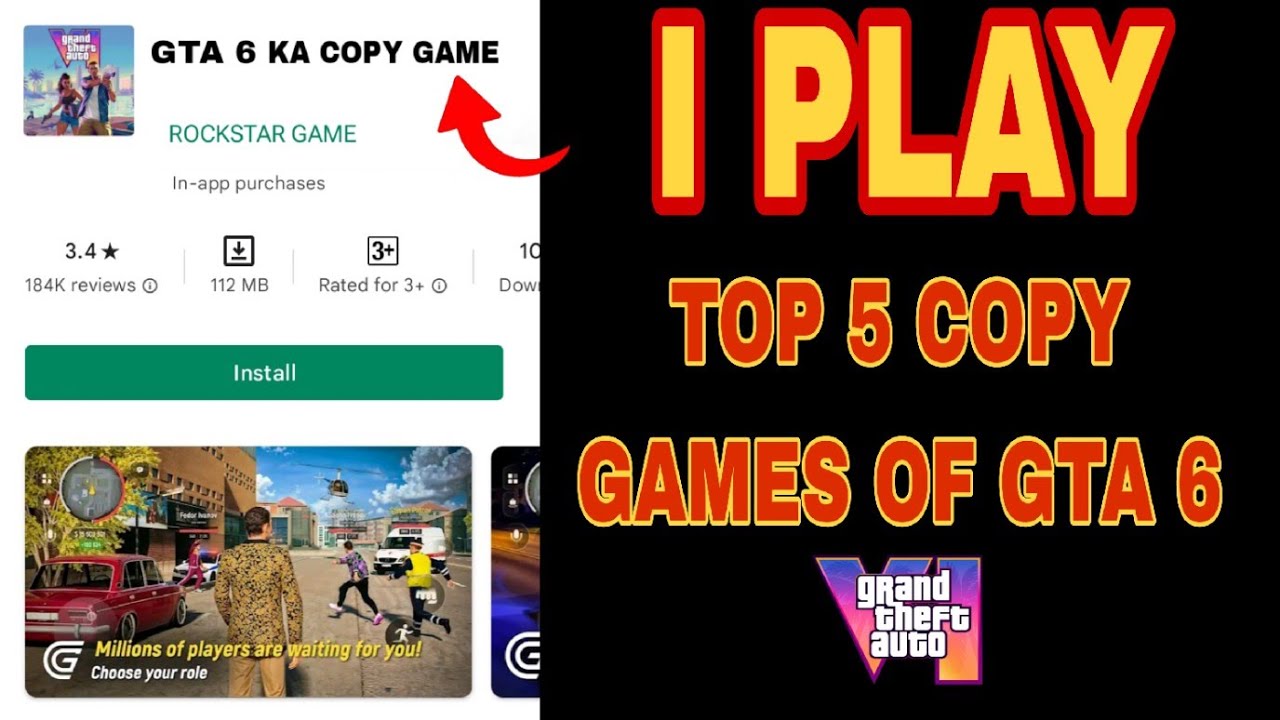I play top 5 copy games of gta 6 😍 @ScarcampGaming - YouTube