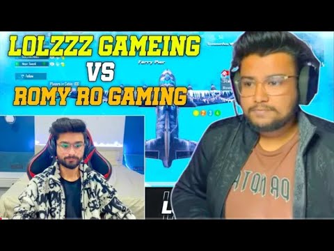 LoLzZz Gaming vs Romy Ro Gaming Bgmi Streamer vs Streamer Video - YouTube