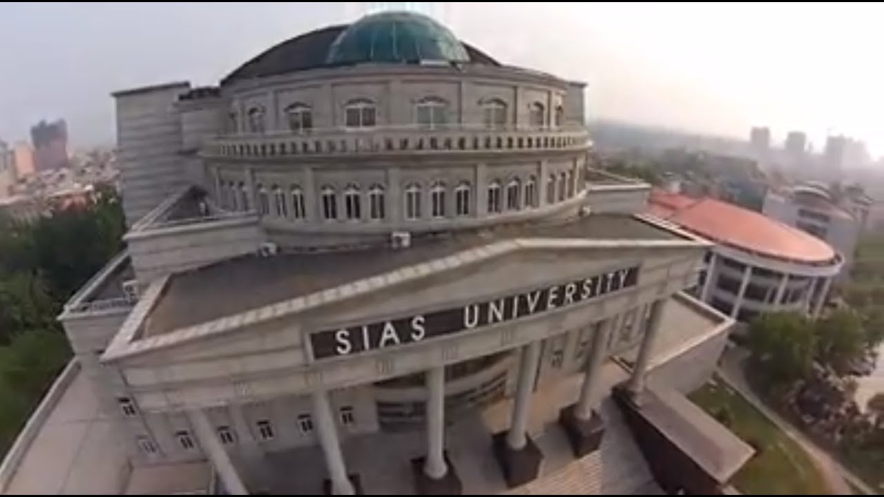 Aerial View of Sias International University - YouTube