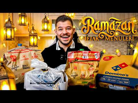 2026 FAST FOOD RAMAZAN İFTAR MENÜLERİNİ YEDİM !