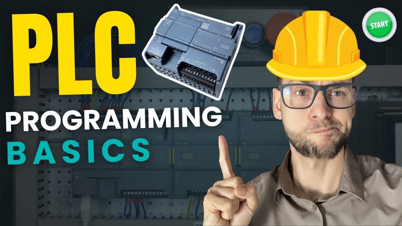 PLC Programming basics in 1 hour - Pneumatic actuators PROJECT - YouTube