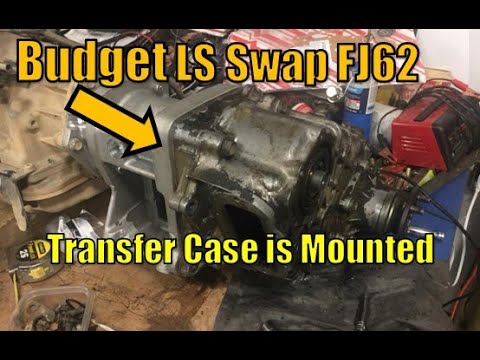 HF2A Transfer Case LS swap Adapter Install - budget LS Swap 1990 Toyota ...
