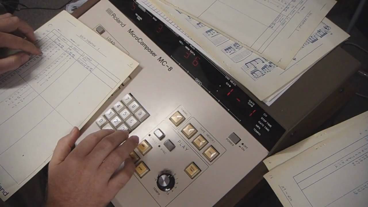 Roland MC-8 Factory Demo Program - Bach Invention #1 - YouTube