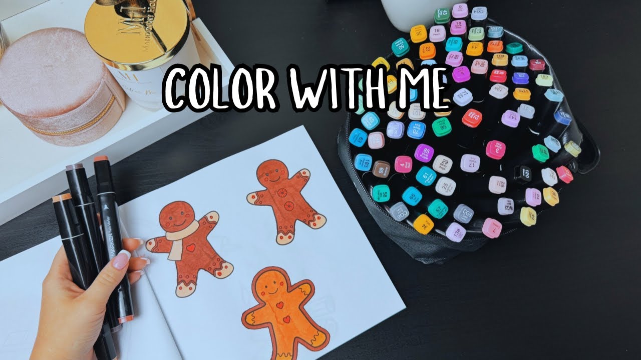 Relaxing ASMR Color with Me 🎨 | Satisfying Colorful Creations | Perfect ...