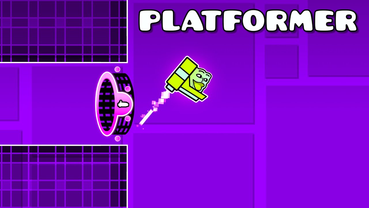 Geometry Dash, BUT in PLATFORMER Mode! - YouTube