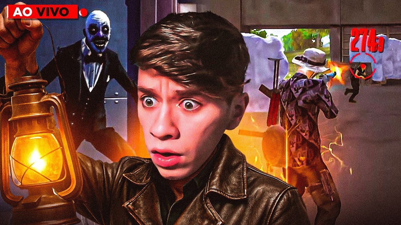 FREE FIRE E MOTEL CLT TERROR #2⚠️🧟 nightmare shift 🎄 APELAPATO LIVE ON ...