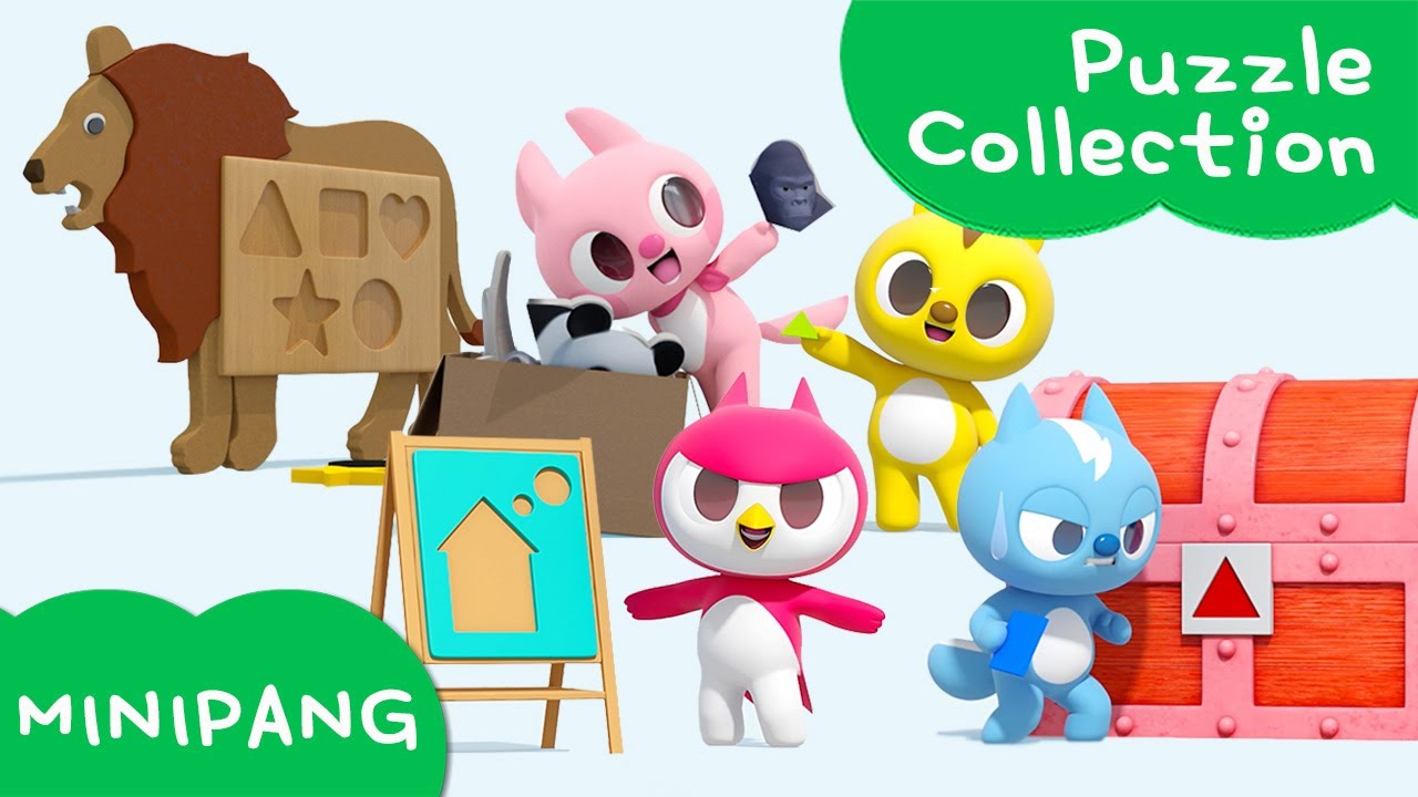 Learn words with MINIPANG | Puzzle Collection🧩 | MINIPANG TV 3D Play ...