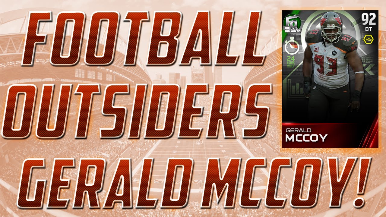 MUT 15 - New FOOTBALL OUTSIDERS Gerald McCoy! NEW BCA Cards and SETS ...