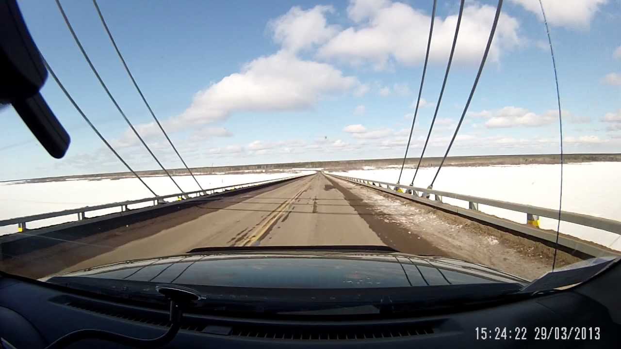 Deh Cho Bridge, Northwest Territories - YouTube