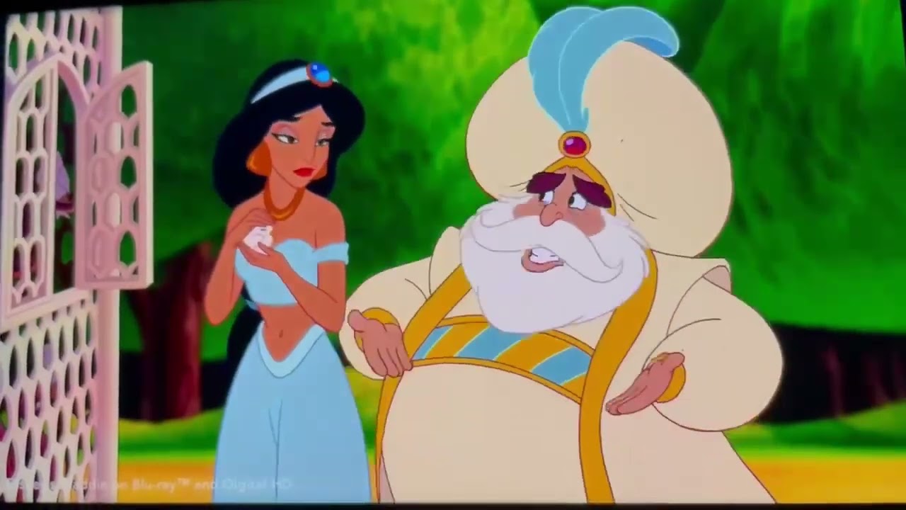 Aladdin 1992 sultan meets jasmine - YouTube