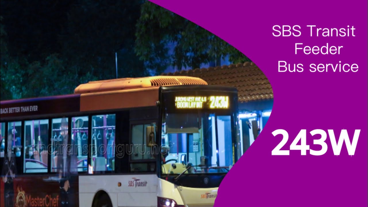 [Hyperlapse] SBS Transit Feeder bus service 243W - YouTube