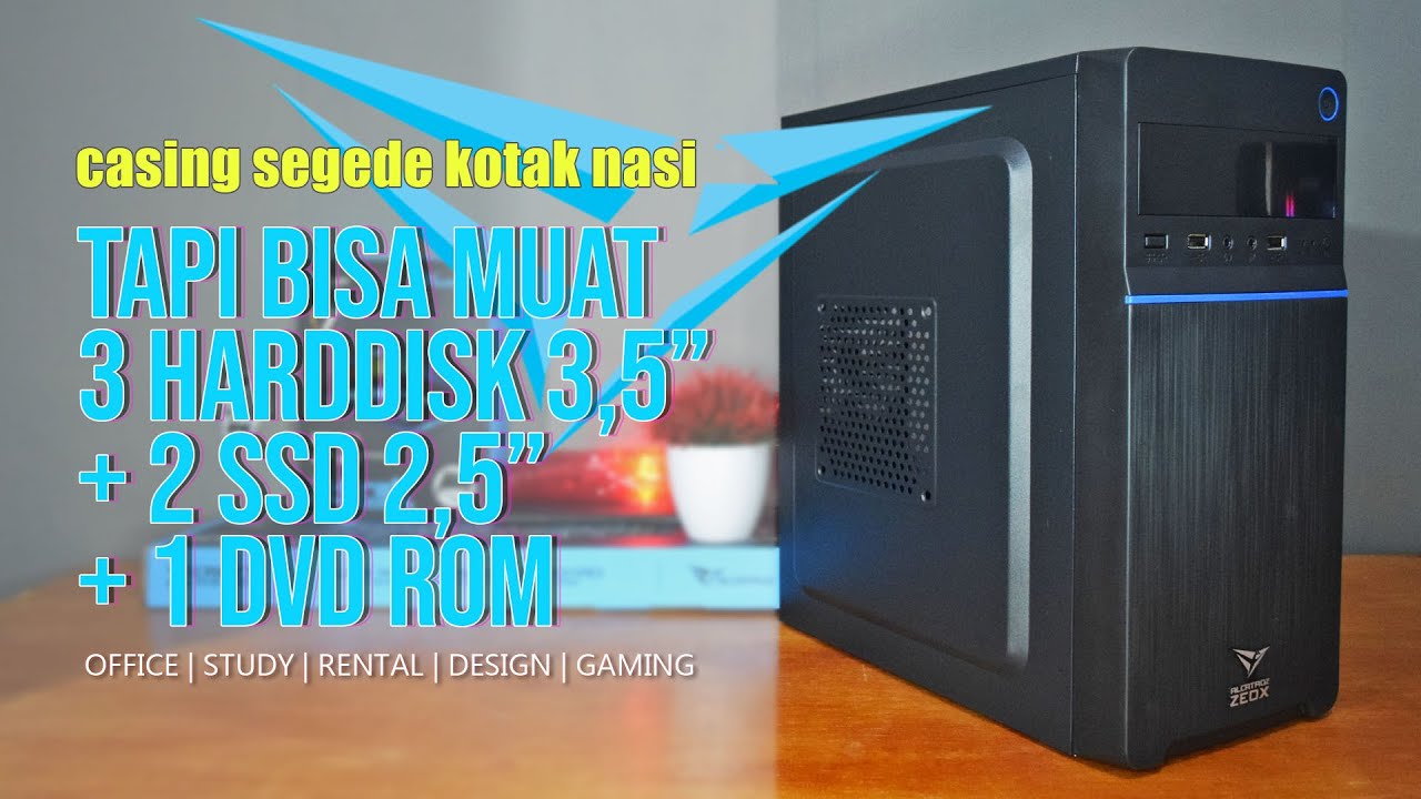 Rekomendasi Casing untuk Rakit Komputer Hemat | Alcatroz Azzura Zeox ...