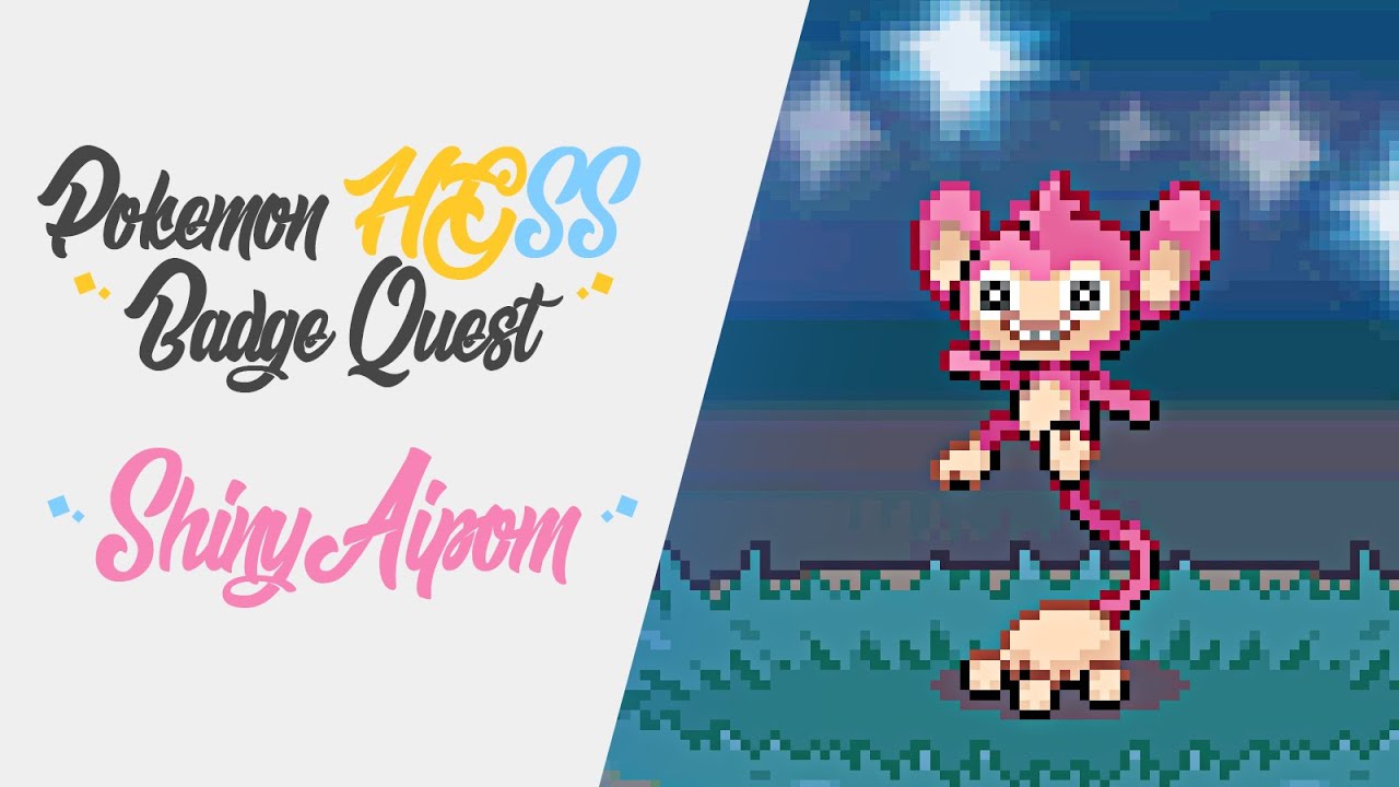 Live Shiny Aipom After 1,428 Headbutts - Pokémon HGSS Badge Quest #2 - Pokémon HGSS - YouTube