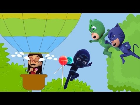 PJ Masks Owlette Crying Night Ninja Took Owlette's Lollipops, Gekko and ...