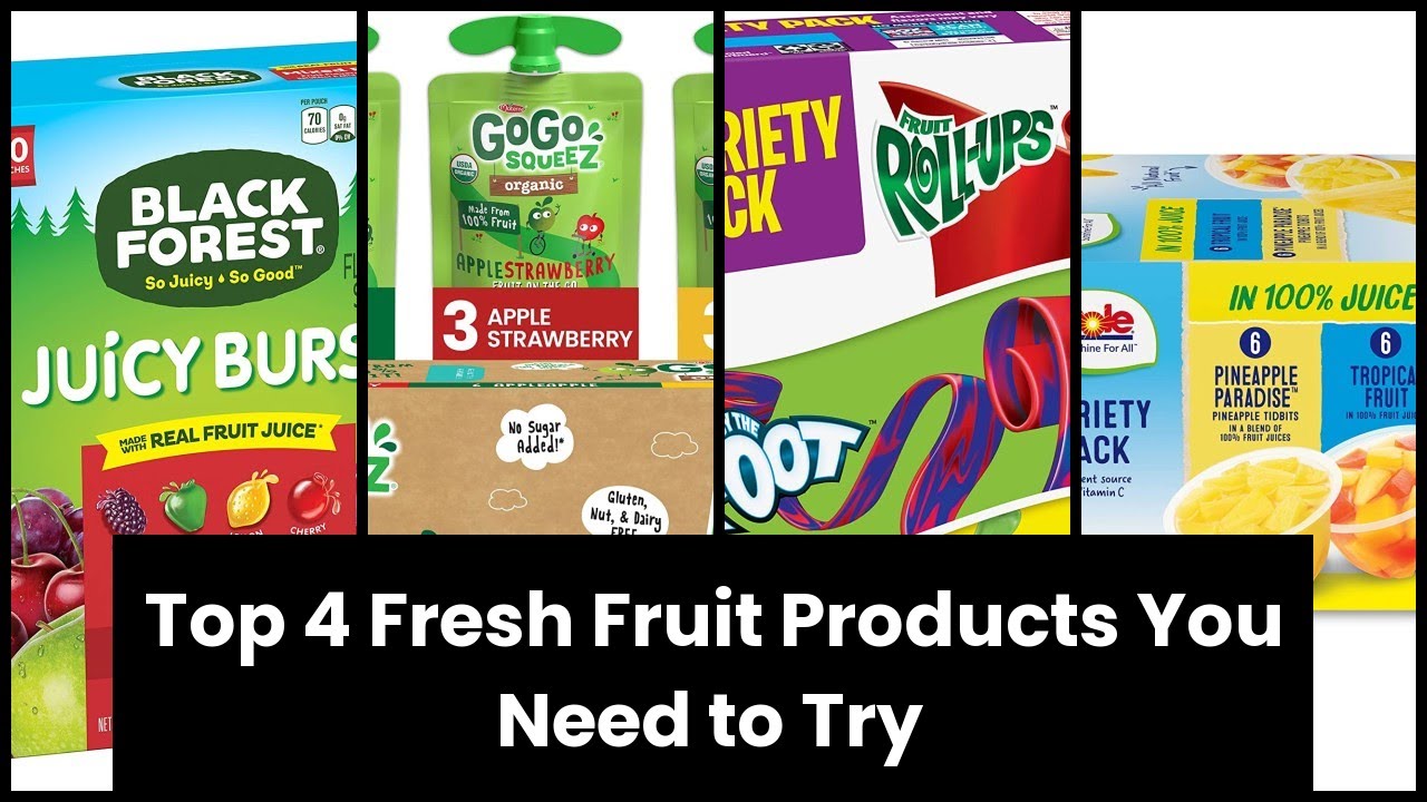 【FRESH FRUIT】Top 4 Fresh Fruit Products You Need to Try 1️⃣ - YouTube