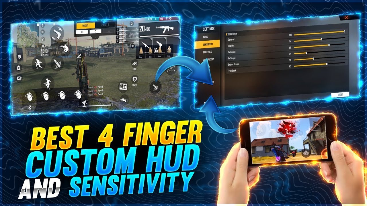 THE BEST CUSTOM HUD FOR IPHONE 7PLUS📱4FINGER - YouTube